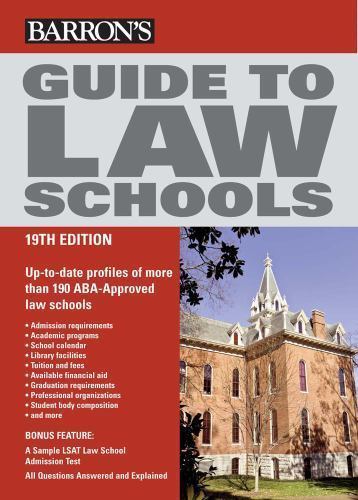 Barron's Guide to Law Schools by Barron's Educational Series; Munneke ...