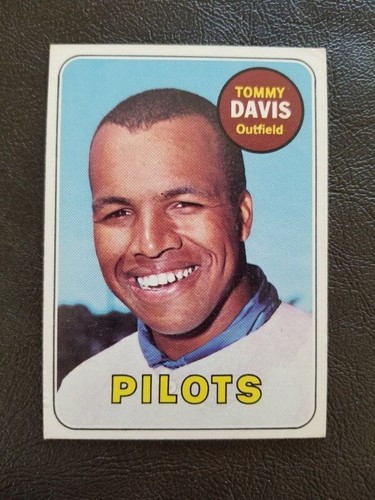 TOMMY DAVIS 1969 TOPPS BASEBALL CARD #135 SEATTLE PILOTS | eBay