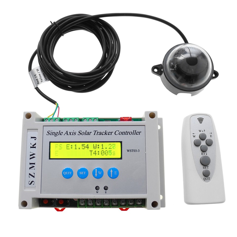 Electronic Controller + Anemometer for Single Axis Solar Sun Track ...