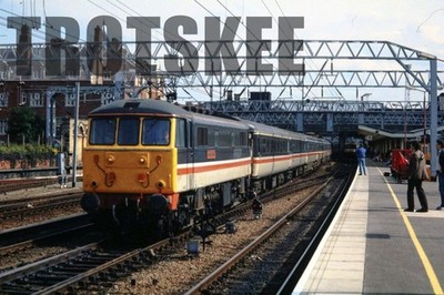 35mm Slide BR British Rail Electric Loco Class 86 86232 Crewe 1988 ...