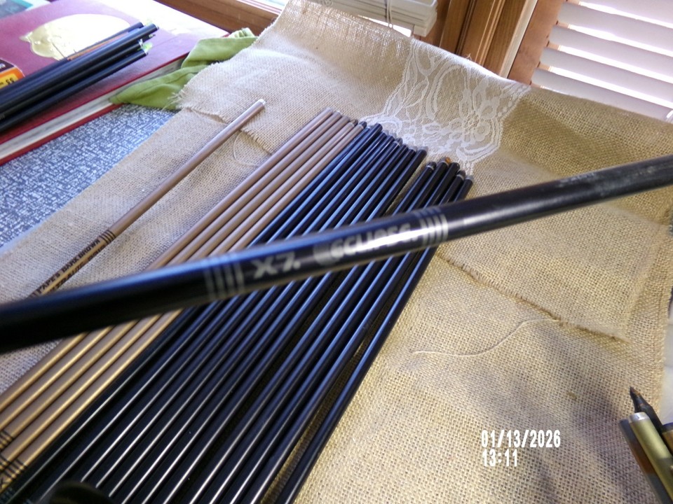 20 EASTON 2312 XX78 Pape's Brown & X7 Eclipse ALUMINUM Hunting TARGET ...