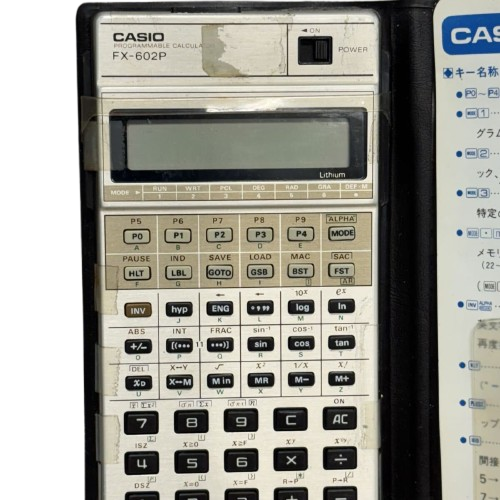 ”AS IS” CASIO FX-602P Scientific Programmable Calculator with Case ...