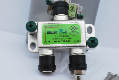 ZINWELL MSPLIT2R 2-Way High Frequency SWM Splitter DIRECTV SLIMLNE | eBay