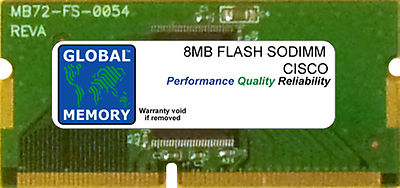 8MB FLASH SODIMM MEMORY RAM FOR CISCO 831 / 837 ROUTERS ( MEM830-8F ...