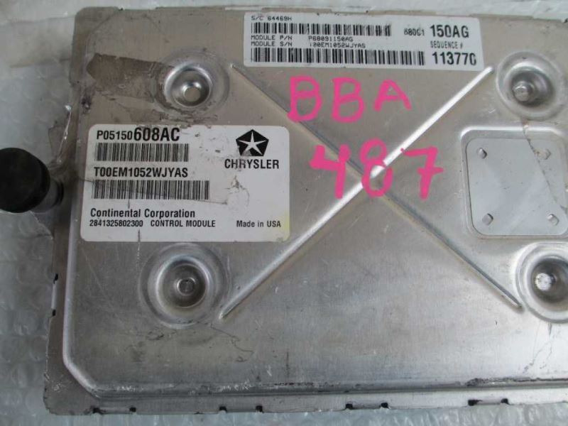 Engine ECM Control Module 3.6L Fits 2012 DODGE CHALLENGER p68091150AG ...