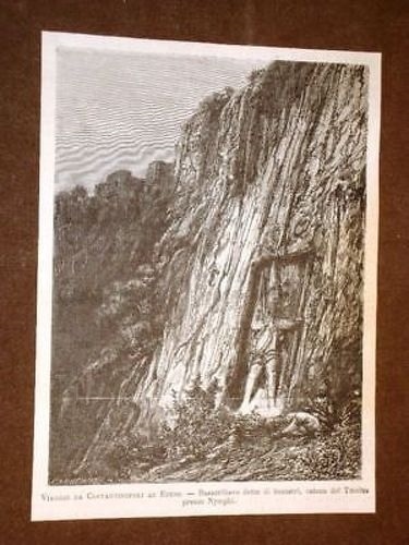 Nymphi Bassorilievo detto del Sesostri Catena del Tmolus Turchia | eBay