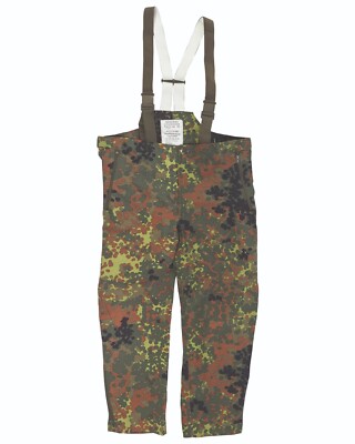 Waterproof GoreTex Pants German Flecktarn Camo Camouflage Rain Snow ...