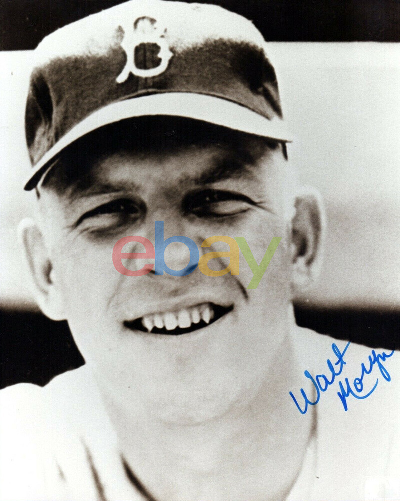 Walt Moryn Signed 8x10 Photo Autographed 1955 Brooklyn Dodgers Cubs ...