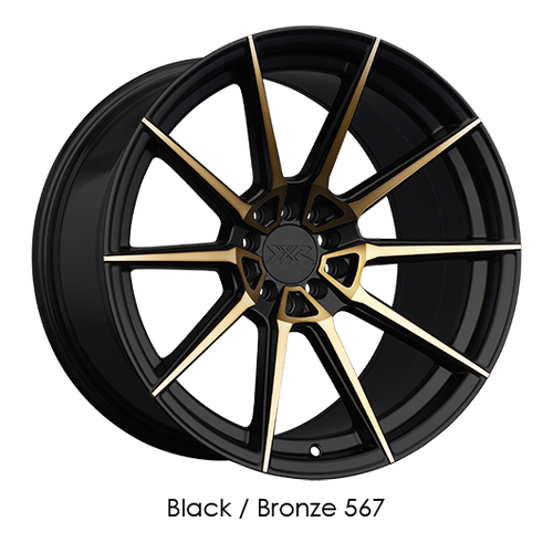 XXR Wheels Rim 567 18x9.5 5x100/5x114.3 ET20 73.1CB Bronze & Black | eBay