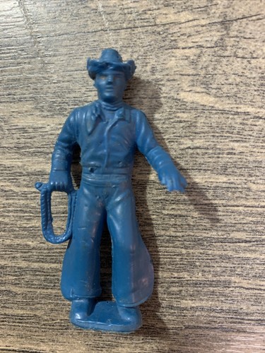 Vintage USSR Style Cowboy Toy Soldiers Action Figure Man Roping Rodeo ...