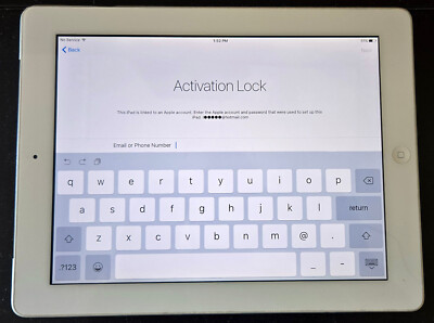 USED Silver Wi-Fi + 4G 9.7" APPLE iPad 4th GEN, A1459 LOCKED | eBay