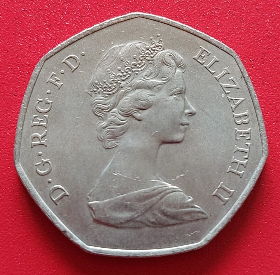 1973 EEC 50p Coin Ring Of Hands (Large Old Style Fifty Pence) | eBay UK