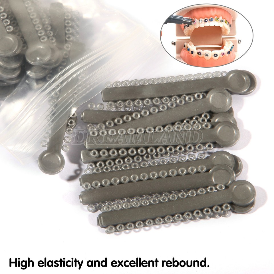 1040Pcs/Pack Sale Orthodontic Ligature Ties Elastic Rubber Bands Braces ...