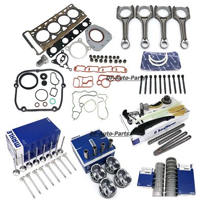 OEM Engine Overhaul Rebuilding Pistons Valves Kit For VW Audi A4 A5 1 ...