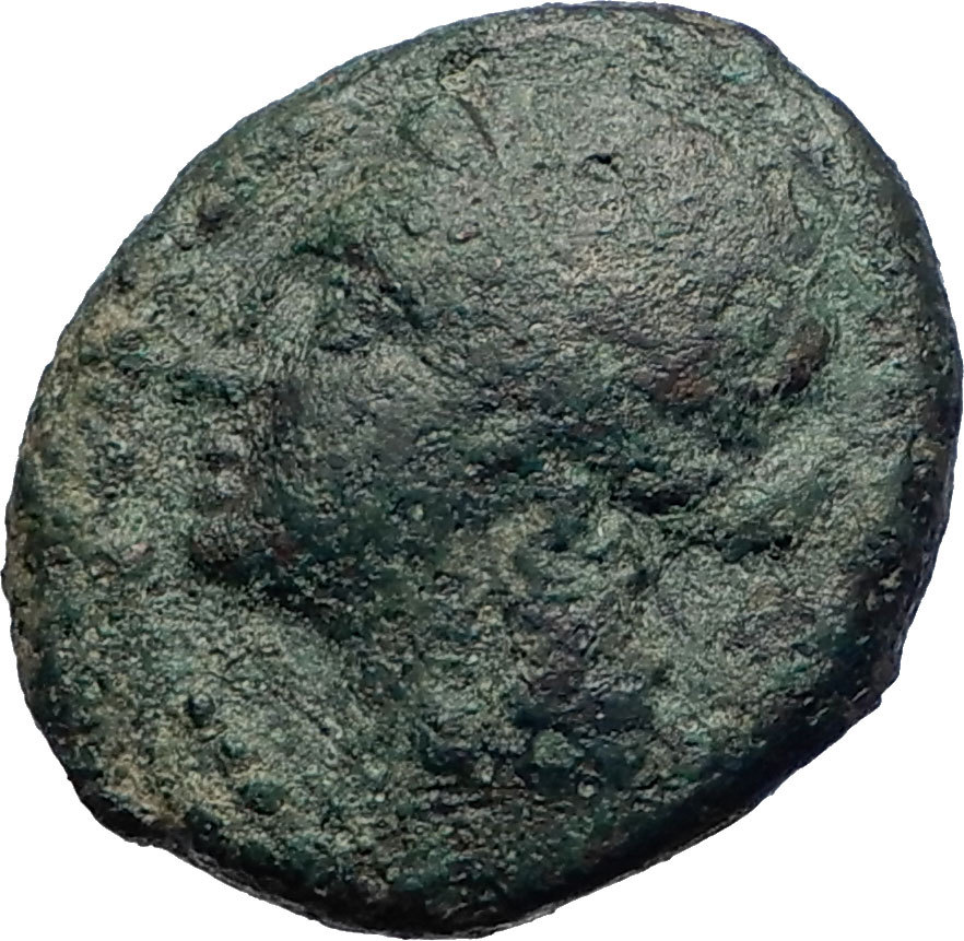 Neapolis in Campania 250BC Apollo Caduceus Lyre and Omphalos Greek Coin ...