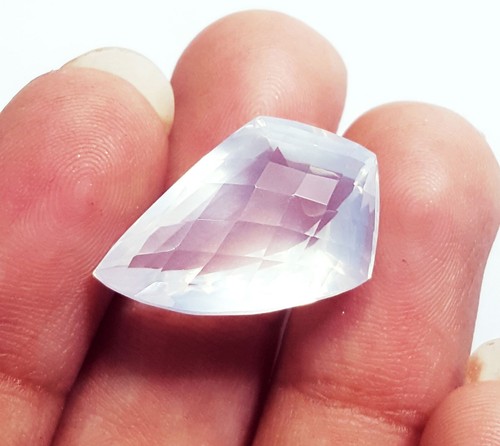 100% Natural Ice Quartz Certified Loose Gemstone 13.15 Ct With Free ...