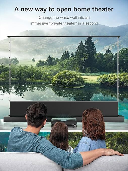 AWOL VISION 120" Motorized ALR Floor Rising Projector Screen 4K/8K ...