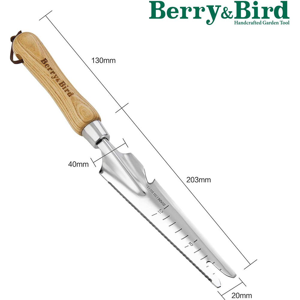 5 in 1 Weeder Multifunctional Dibbler Garden Tool Stainless Steel Long ...