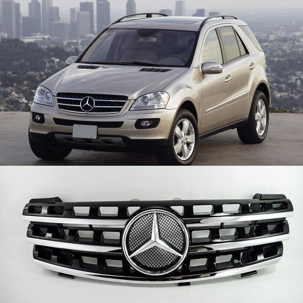 Front Grille For 2005-2008 Mercedes Benz W164 ML320 ML350 ML550 Grill W ...