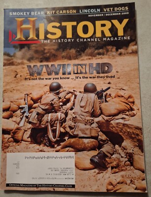 HISTORY CHANNEL MAGAZINE WWII in HD Smokey Bear Kit Carson Vet Dogs Nov ...
