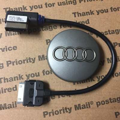 Genuine Audi iPod®/iPhone® AMI Cable 30-Pin MDI Adapter Charger ...