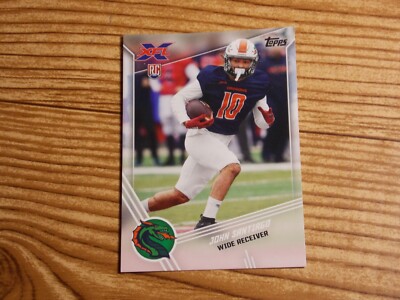 SEATTLE DRAGONS 2020 Topps XFL #144 JOHN SANTiAGO WR RC Football Card ...
