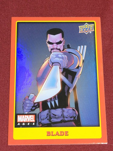 2020 Upper Deck Marvel Ages Blade Eric Brooks Premium Parallel FOIL SP ...