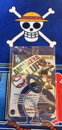 *IN HAND* DODGERS X ONE PIECE COLLAB PROMO CARD MONKEY D. LUFFY 07/03 ...