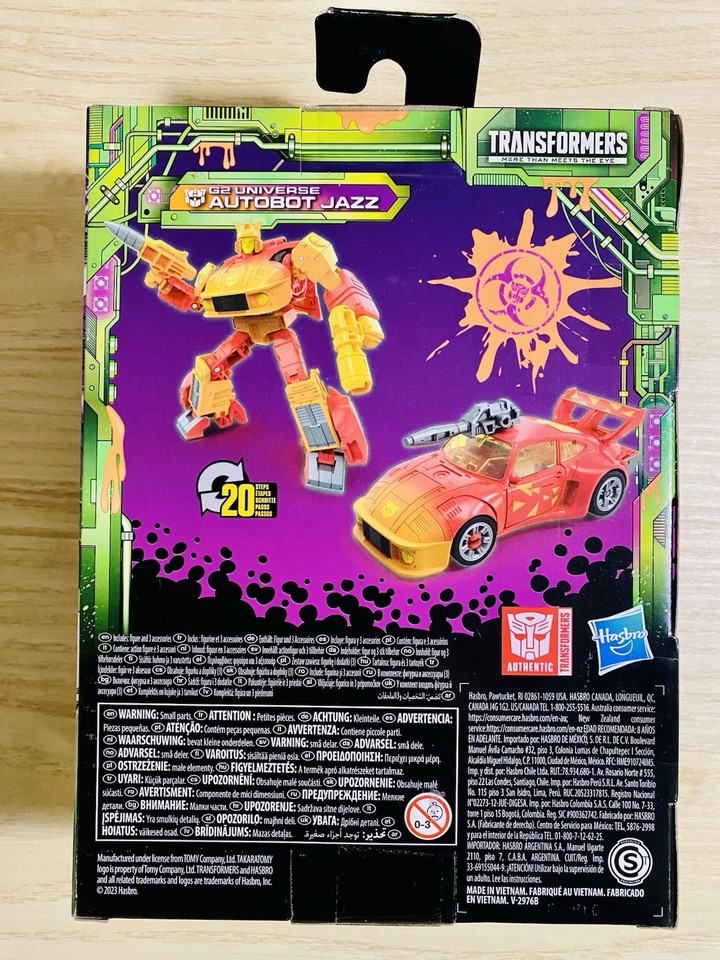 Transformers Legacy G2 Universe Autobot Jazz Deluxe Class Hasbro - NEW ...