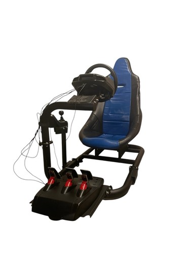 Logitech G27 Racing Wheel Pedals Shifter Sim Rig Combo PC PS3 Setup ...