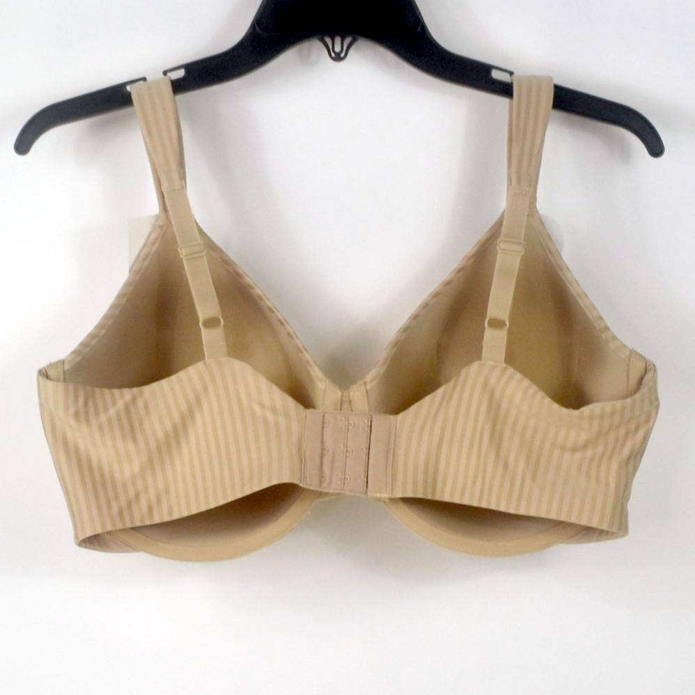 Playtex Secrets Perfectly Smooth Underwire Bra Nude Stripe Choose Size ...