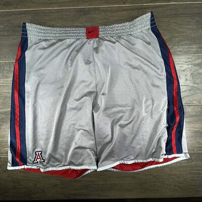 Nike University of Arizona Wildcats Shorts Large Mens Red/Gray NCAA ...