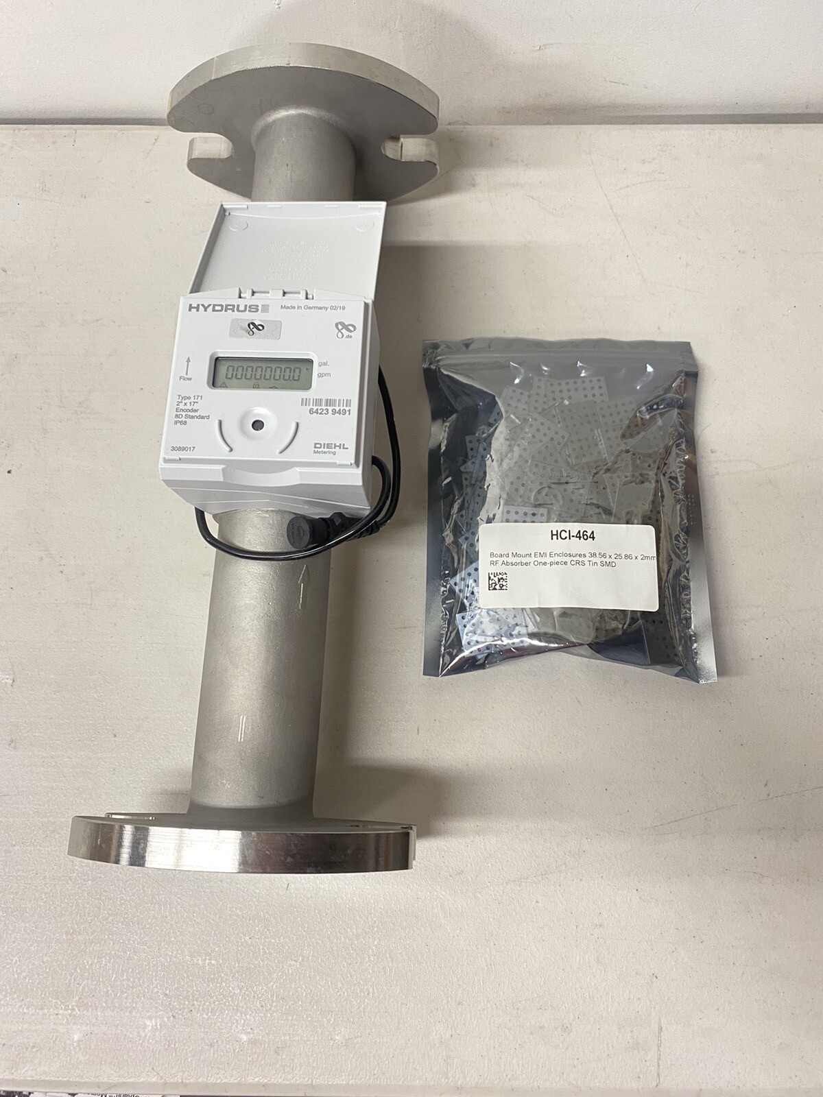 OPEN BOX Diehl Metering 3089017 Hydrus Ultrasonic Meter Type 171 | 2" 17" | eBay