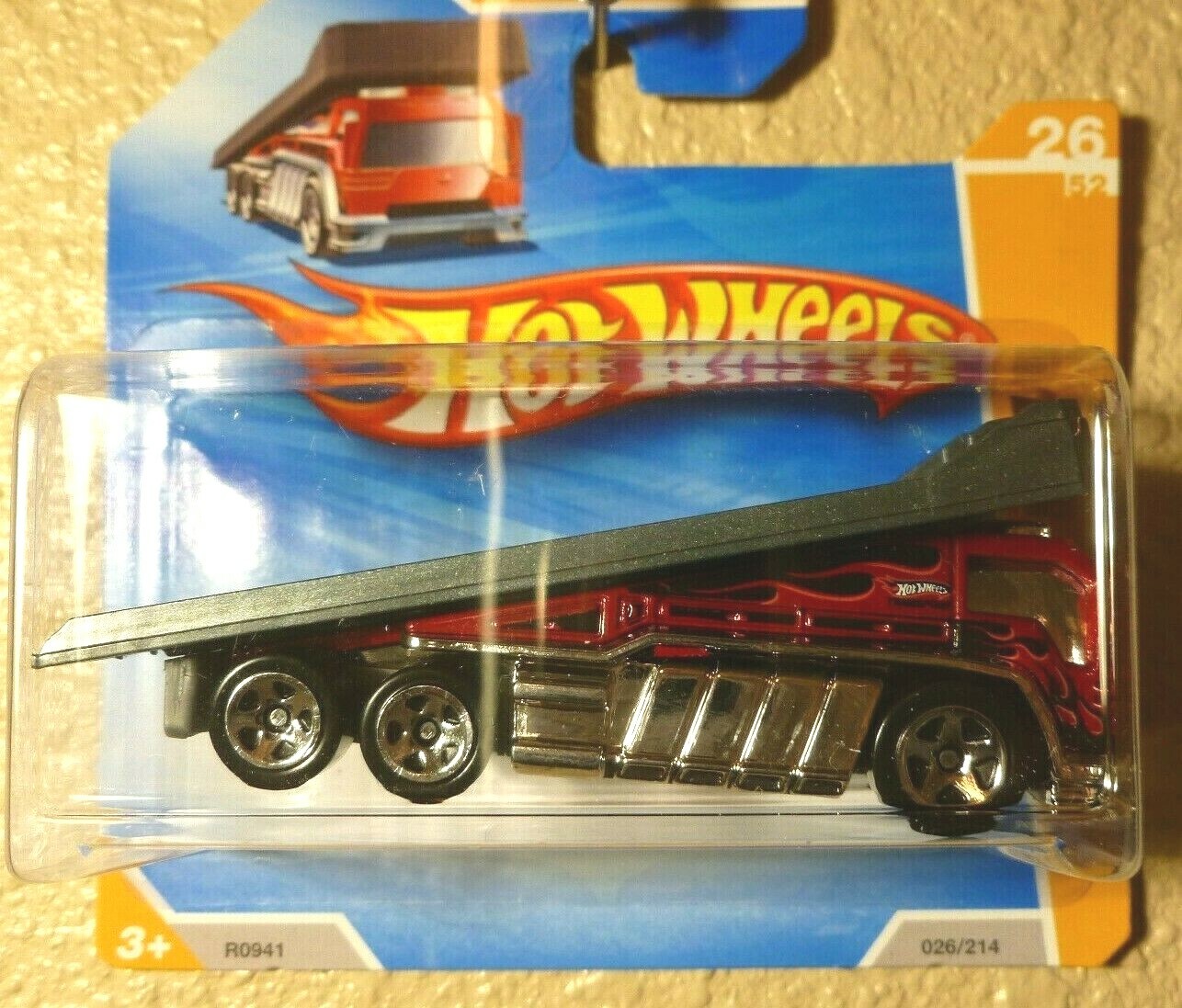 Rare Short Card / Metallic Red 2010 NEW MODELS Hot Wheels BACK SLIDER ...