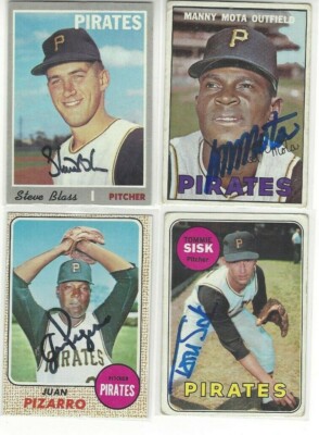 1970 Topps #396 Steve Blass Signed Baseball Card Pittsburgh Pirates | eBay