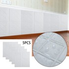 5pcs Tile Brick Ceiling Panel Wall Sticker Self Adhesive 3D Foam ...