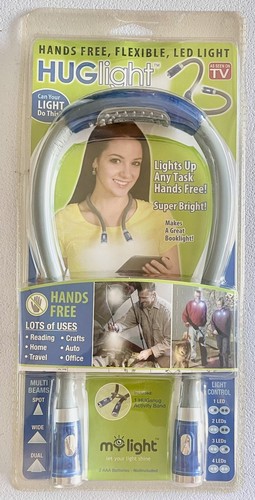 Hug Lights LED Hands Free Flexible Mechanic Reading Sewing As Seen on T ...