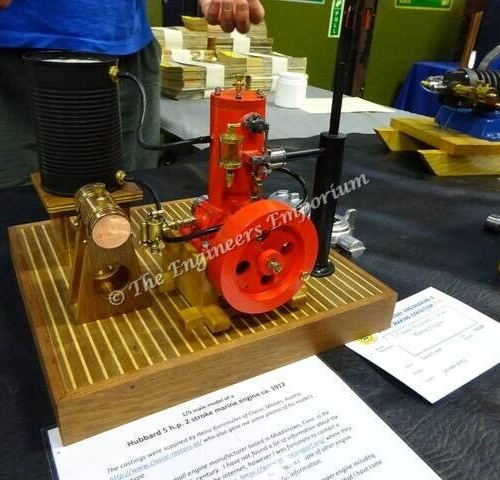 1912 Hubbard Marine Petrol stationary Engine castings model engineers ...