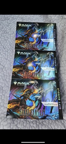 Magic The Gathering Final Fantasy Gift Bundle Box Lot Of 3 Factory ...
