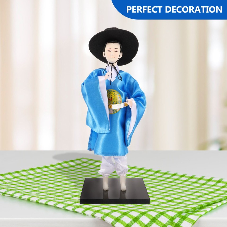 Korean Traditional Doll Dolls Man Boy Figurines Home Decor | eBay Australia