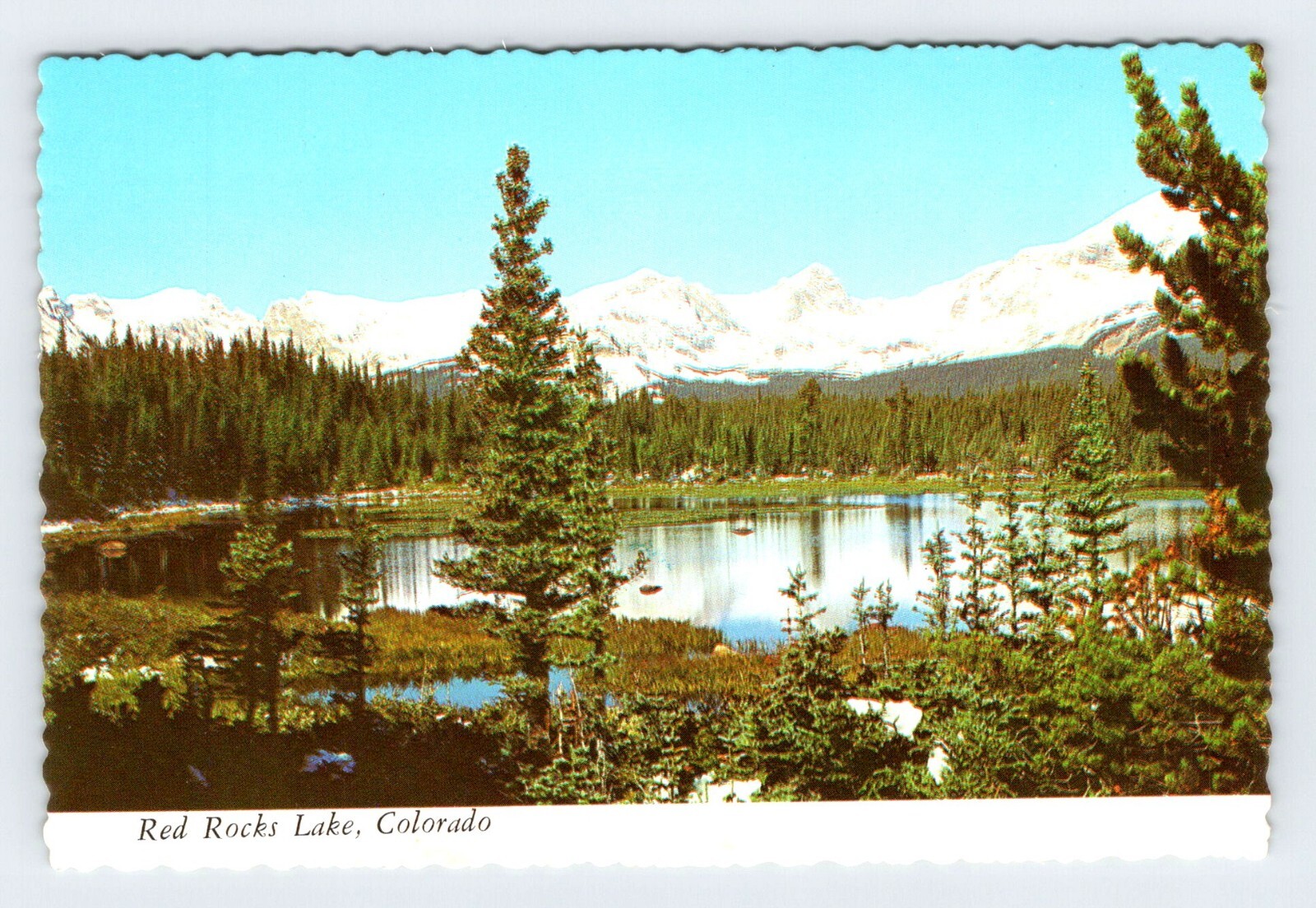 Red Rocks Lake Colorado Vintage 4x6 Postcard BRY12 | eBay