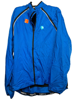 Trayl Men's Convertible Cycling Jacket Victoria Blue -2XL | eBay