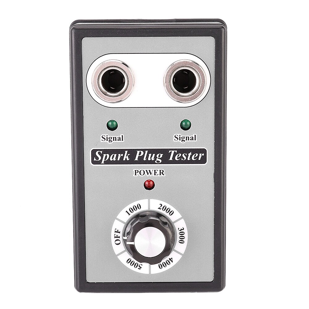Car Auto US Plug 100-240V Dual Hole Spark Plug Tester Ignition Plug ...