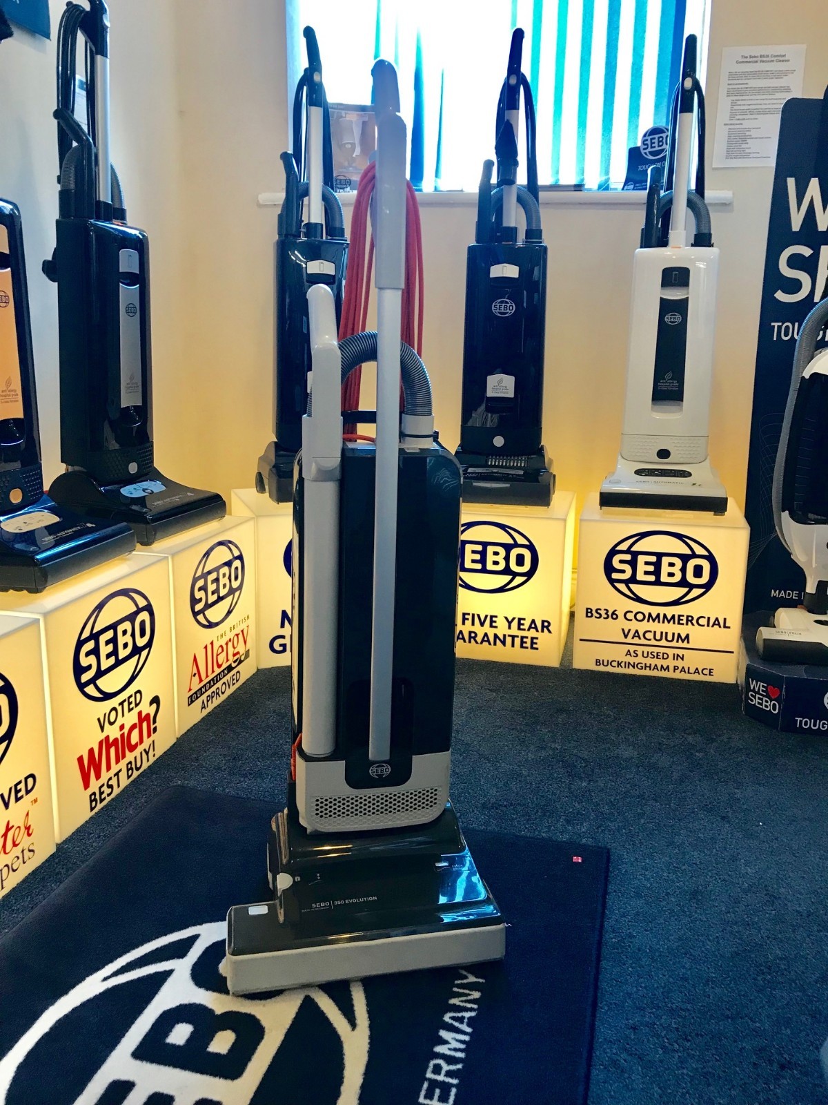 Sebo Evolution 350 Commercial Vacuum Cleaner. Sebo Dealer. DPD Del. VAT ...