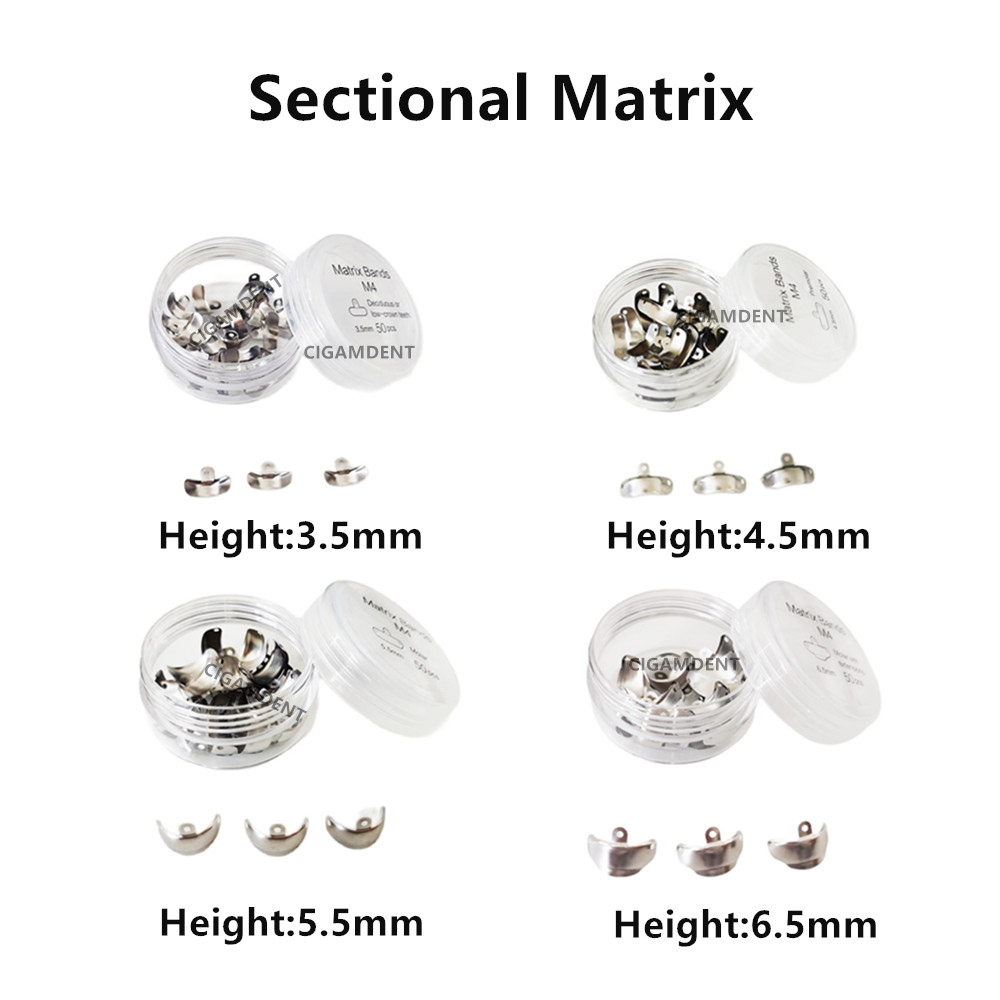 Dental Matrix Bands Fit Triodent Palodent V3 Sectional Contoured ...