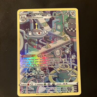 Magnezone - GG18/GG70 - Pokemon Crown Zenith Galarian Gallery Holo Card ...