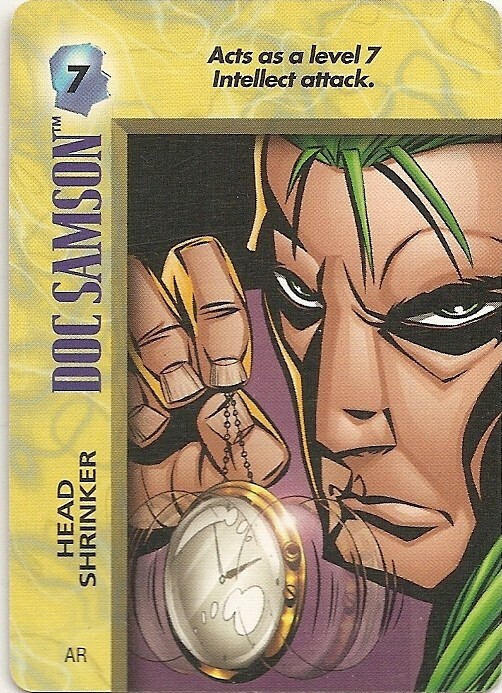 Marvel OVERPOWER Doc Samson IQ - Head Shrinker | eBay