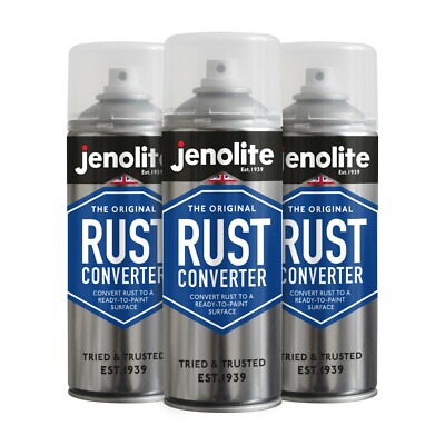 JENOLITE Rust Converter Aerosol | Convert Rust to Paintable Surface | 3 ...