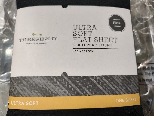 Threshold Sheet 100% Cotton Ultra-Soft Flat Twin Tan 300 Thread Count ...