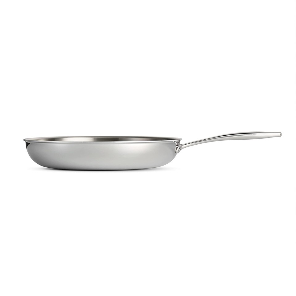 Tramontina Seattle Tri-Ply Clad Stainless Steel 12-Inch Large Frying ...
